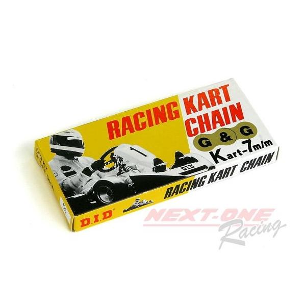 信頼と性能の高さで有名なDIDが製造する、低フリクションで高性能な215規格ののカートチェーンです。レーシングカートやスポーツカート等、クラスを問わず安心してご使用頂ける高水準なチェーンですので、是非ご使用下さい。DID215カートチェーン...