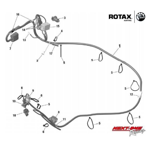 ROTAX-MAX用のEVO ワイヤーハーネス '17周辺パーツです。パーツ図の部品番号3番のリレーキャップです。販売は1個単位になります。※ご注意※実店舗や当店ウエブストアでも販売しておりますので、欠品になっている場合もあります。欠品の場...