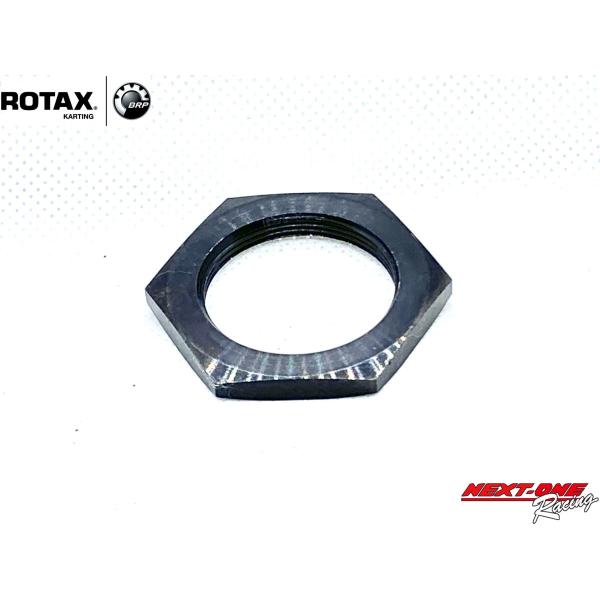 ROTAX-MAX用のクラッチパーツです。パーツ図の部品番号8番のドライブロックナットM28x1（クラッチドラム裏側のナット）です。※ご注意※実店舗や当店ウエブストアでも販売しておりますので、欠品になっている場合もあります。欠品の場合は、即...