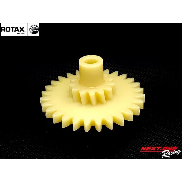 RORAX-MAX用のギアボックス周辺パーツです。パーツ図の部品番号15番のアイドルギア28/13T(Brown)です。写真とは色が異なります、販売商品の色はブラウンです。販売は1個単位になります。※ご注意※実店舗や当店ウエブストアでも販売...