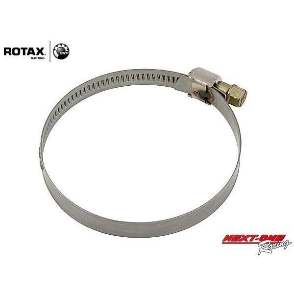 ROTAX-MAX用のインテークサイレンサーパーツです。パーツ図の部品番号11番のノイズボックス取付クランプ 50-70です。※ご注意※実店舗や当店ウエブストアでも販売しておりますので、欠品になっている場合もあります。欠品の場合は、即時メー...