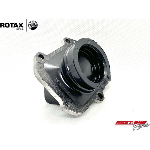 ROTAX-MAX用のシリンダー周辺パーツです。パーツ図の部品番号25番のキャブレターフランジです。販売は1枚単位になります。※ご注意※実店舗や当店ウエブストアでも販売しておりますので、欠品になっている場合もあります。欠品の場合は、即時メー...