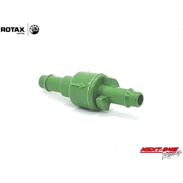 ROTAX-MAX用のEVO排気バルブ周辺パーツです。パーツ図の部品番号37番のチェックバルブ（緑プラ）です。※ご注意※実店舗や当店ウエブストアでも販売しておりますので、欠品になっている場合もあります。欠品の場合は、即時メーカーより入荷いた...