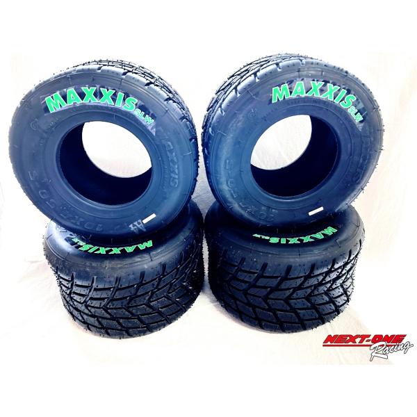 MAXXIS レインタイヤ SLWは、レーシングカート用に開発されたSL規格のレース用レインタイヤです。2025年より多くのレースで指定タイヤとして採用されている注目モデルで、実戦でも使用しやすいウェットタイヤです。高い排水性と優れたグリッ...