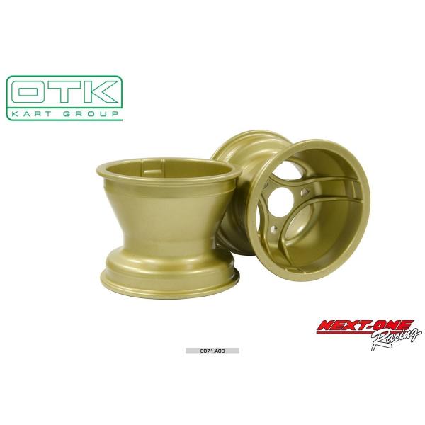 OTKフロントホイル AXJ 110mm AL新車に標準装備のジュニアフレーム用のアルミホイールです。写真は2本ですが、販売は1本単位となります。※写真と異なる場合が有ります。※※ご注意※実店舗や当店ウエブストアでも販売しておりますので、欠...