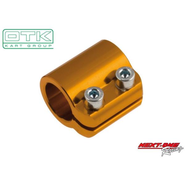 OTK トニーカート/コスミック/レッドスピード/エクスプリットフレームのフロントスタビライザー用のクランプです。スタビの種類によりクランプが3種類あります。・オーバルアルミクランプ D.30/2スクリュー（標準装備品）右用（R）・オーバル...
