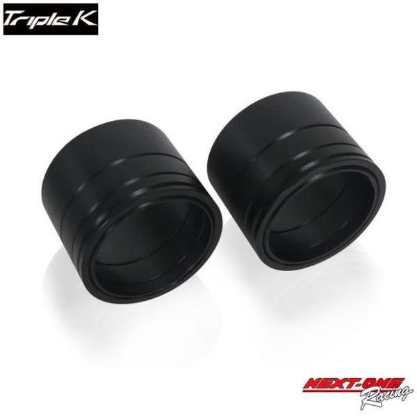 TripleK（トリプルK）製 Φ50用リアハブインナーカラー〈はめ込みタイプ〉レーシングカートのリアトレッドを精密に調整するためとリアハブのずれ防止の専用スペーサーセットです。素材にはジュラコン(R)（樹脂）を採用し、軽量性と適度な剛性を...