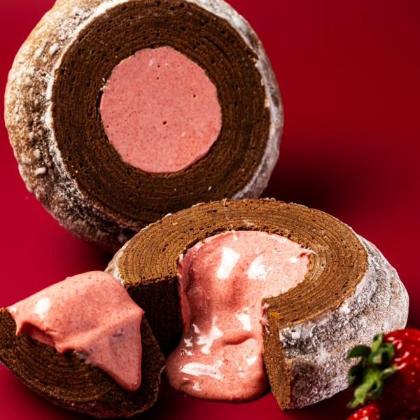 バウムクーヘン フォンダン 爆買サイズ：3号10cm×10cm×3cm原材料名：卵(和歌山県産)、砂糖、バター、小麦粉、発酵マーガリン、植物油脂、ココア、苺、全粉乳、コーンスターチ、牛乳、全粉乳、ココアバター、乳糖、洋酒、水飴、還元水飴/膨...