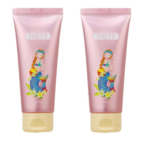 ■商品説明NEWパッケージ　8月1日発売！テクスチャーはそのままに、THETYでつくる魅惑のうっとり手肌素早く浸透し、サラリと軽やかな心地よい使用感のハンド＆ネイルクリームです。〇メルティフローラルの香り乾燥しがちな手や、荒れた指先に素早く...