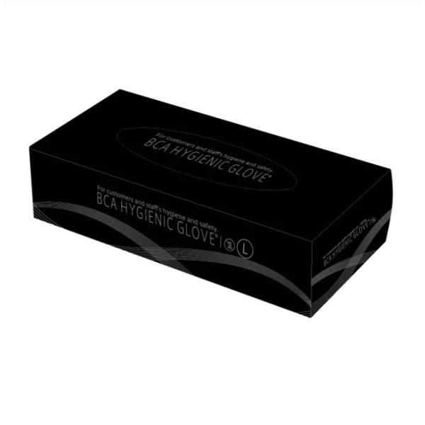 ■商品説明BCA ハイジェニックグローブ  マットブラック 100枚入最先端医療用グローブを基準に開発された理美容室専用のグローブです。繊細で高度な技術を支えるために、長時間の着用でも疲れない快適な特殊設計になってます。素手による施術以上の...