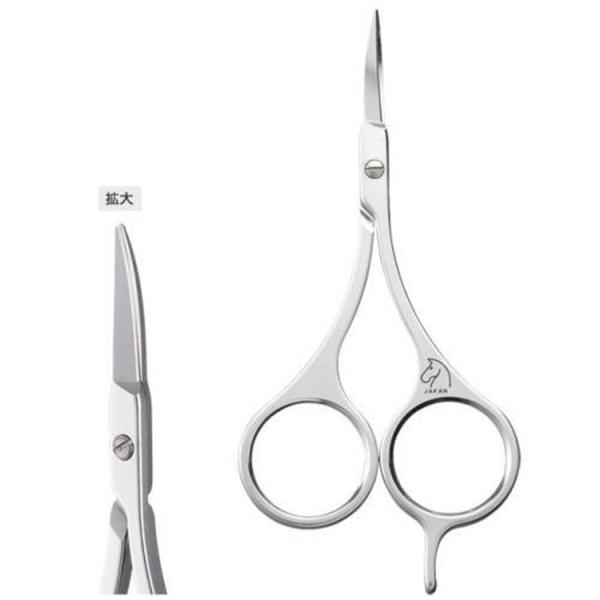 ■商品説明特長・眉毛などを整える美粧用ハサミです。・薬指と親指をリングに入れ、小指を指かけに乗せてカットします。・自然のデザインを取り入れた美しさ、使いやすさと美しさを備えた眉毛切り・サビにくいステンレスを使用し、お手入れも簡単 ■注意事項...