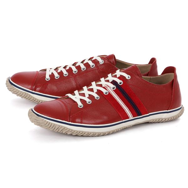 SPINGLE スピングル SP-198 レッド■商品詳細【 ブランド 】SPINGLE（スピングル）【 メーカー品番 】SP-198【 カラー 】レッド【 アッパー素材 】カンガルーレザー、外側の飾りは牛ベロア【 底材 】ラバー【 生産国...