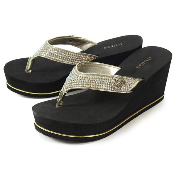GUESS(ゲス) レディース ウェッジサンダル SARRALY4 ブラック■商品詳細【 ブランド 】GUESS(ゲス)【 モデル名 】SARRALY4【 カラー 】ブラック【 アッパー素材 】合成皮革【 底材 】合成底【 ヒールの高さ 】...