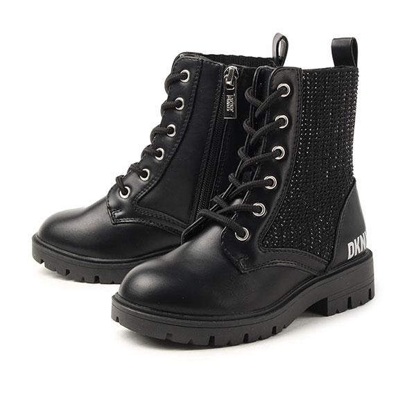 【17cm〜21cm】DKNY ダナキャランニューヨーク レースアップブーツ STASSI MENIA DKN929 ブラック■商品詳細【 ブランド 】DKNY（ダナキャランニューヨーク）【 モデル名 】STASSI MENIA【 メーカー...