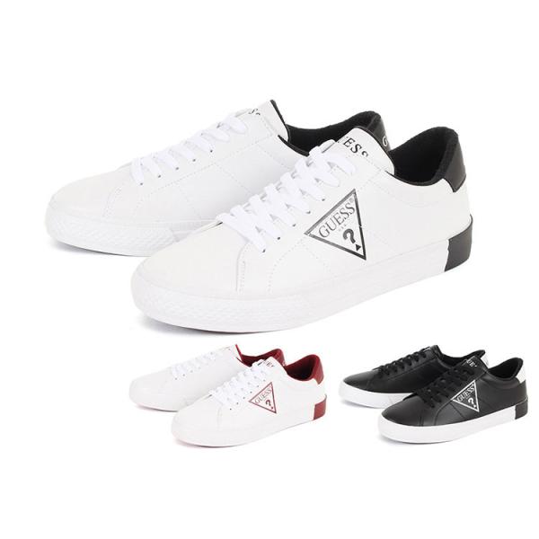 GUESS ゲス SEVAN■商品詳細【 ブランド 】GUESS（ゲス）【 モデル名 】SEVAN【 カラー 】01.ホワイト02.ダークレッド03.ブラック【 アッパー素材 】合成皮革【 底材 】合成底【 ブランド紹介 】「YOUNG, ...