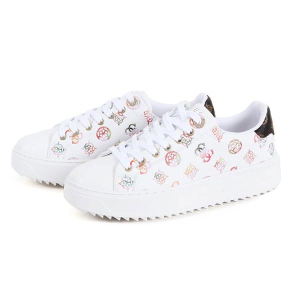 GUESS ゲス DENESA ホワイト■商品詳細【 ブランド 】GUESS（ゲス）【 モデル名 】DENESA【 カラー 】ホワイト【 アッパー素材 】合成皮革【 底材 】合成底【 ブランド紹介 】「YOUNG・SEXY・ADVENTUR...