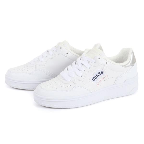 GUESS ゲス SYBELA ホワイト■商品詳細【 ブランド 】GUESS（ゲス）【 モデル名 】SYBELA【 カラー 】ホワイト【 アッパー素材 】合成皮革【 底材 】合成底【 ブランド紹介 】「YOUNG・SEXY・ADVENTUR...