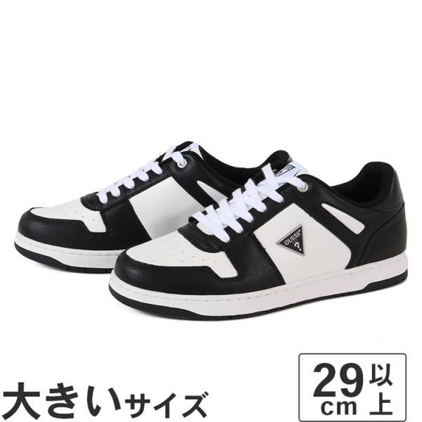 大きいサイズ【29cm 30cm 31cm】GUESS ゲス TARKY ブラック■商品詳細【 ブランド 】GUESS（ゲス）【 モデル名 】TARKY【 カラー 】ブラック【 アッパー素材 】合成皮革【 底材 】合成底【 ブランド紹介 】...