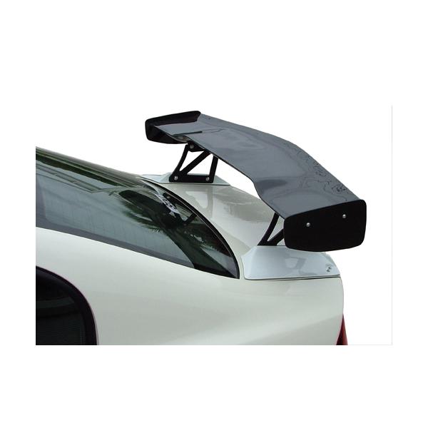 【 スタウト 車種専用 3D GT WING 】・ 平織りカーボンウィング ・ 白ゲルFRPブラケット・ HONDA ： シビック タイプＲ　FD2・ サイズ  ： ウイング幅 1430mm　/　Bステー　(保安基準適合サイズ)【 素材をお...
