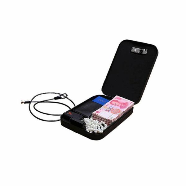 金庫 小型 ダイヤル式 ワイヤー ARUKINKOどんな場所でも貴重品を守る　持ち歩き型2重ロック金庫お好きなナンバーで金庫の世情が可能さらにワイヤーでダブルロックができ安全ですご自宅用だけでなく、業務用としてもご利用いただけますパスワード...