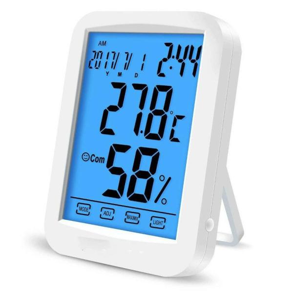 サイズ：118*87*25mm重量：145g使用温度範囲：-10℃〜50℃時間誤差：月±30S測定湿度範囲：10%〜98%精度 温度:±1℃ 湿度:±5%RH表示単位 温度：0.1℃ 湿度:1%RHDry：湿度10%〜50%、任意の温度Co...
