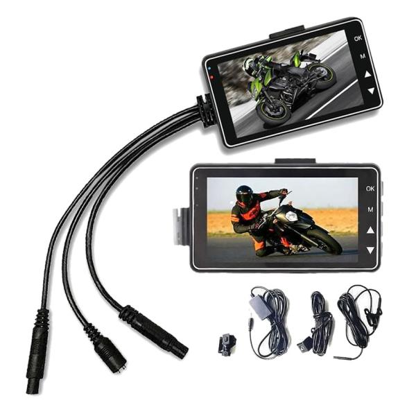 【発売日：2026年03月30日】バイク ドラレコ ドライブレコーダー 前後録画 記憶ドラドライブレコーダーであおり運転や万が一の事故を記録、前後録画で当て逃げなど悪質ドライバーの行動を把握、証拠を残すことがご自身の身を守る事になります。ま...