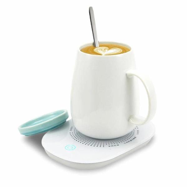 【USB給電式、簡単操作】USBケーブルが付いており、モバイルバッテリーやパソコンなどに接続し、いつでもどこでも使用できます。【保温用コーヒーウォーマー】コーヒー、紅茶、牛乳、スープなど、あらゆる種類の液体飲料を保温し、一日中飲むのに適した...