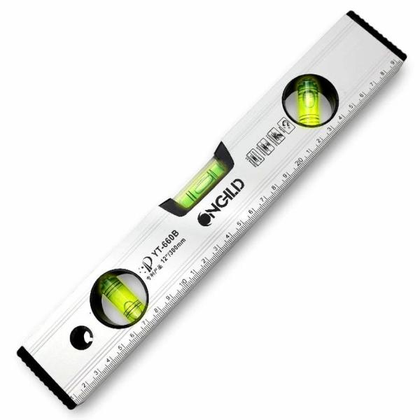 【高精度 誤差が小さい】高精度測定してきて、180°の大型バブルは上下にも測定でき、精度は0.1mmです。【多角度水平器＆見やすい大型気泡】商品の縦、横面を、建具などの測定物にあてて、気泡管内の気泡が指標リングの中央に位置するかどうかで、そ...