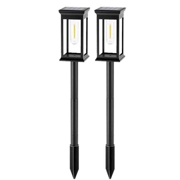 最新版ガーデンライトソーラーガーデンライトの充電は電源や配線が不要です。ソーラーパネルに光センサーが付いているので、暗くなると自動的にライトが点灯し明るくなると自動的に消灯する仕組みになっています。柔らかい暖かみのある光がお庭を照らし癒しの...