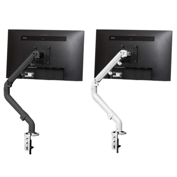 最新スライドデザインモニターアームは市販の他のモニターアームとは異なるデザインを採用しています。拡張&amp;収縮機能拔群180°で調整可能な2つの関節に加えてモニターを設置した後は 上下傾斜45°、左右回転90°も調整できます。人間工学に...