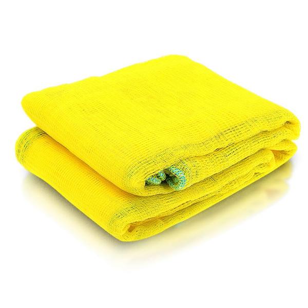 イエローカラーはカラスが嫌がる色ともいわれています。カラス被害対策に効果があります。ネット周囲に重り入りグリーンロープを縫い付けておりめくれにくくなっています。約４ｍｍの細い網目ですのでカラスのくちばしも入らないです。ゴミ袋の上からかぶせる...