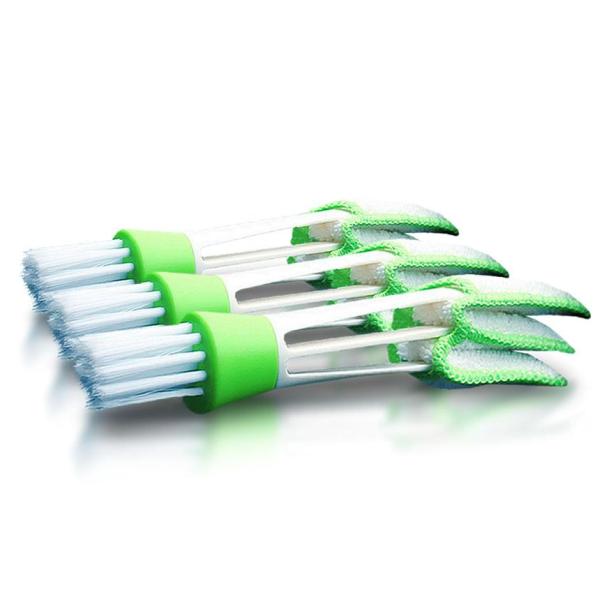 多機能クリーニングブラシ家庭、車、ブラインド、車のエアアウトレット、エアコンの死角などのホコリを拭き取るのにとても便利なクリーニングブラシです。双頭クリーニングブラシ自動車エアコンの羽口とルーバーの窓等をきれいにすることができ一方の端がキー...