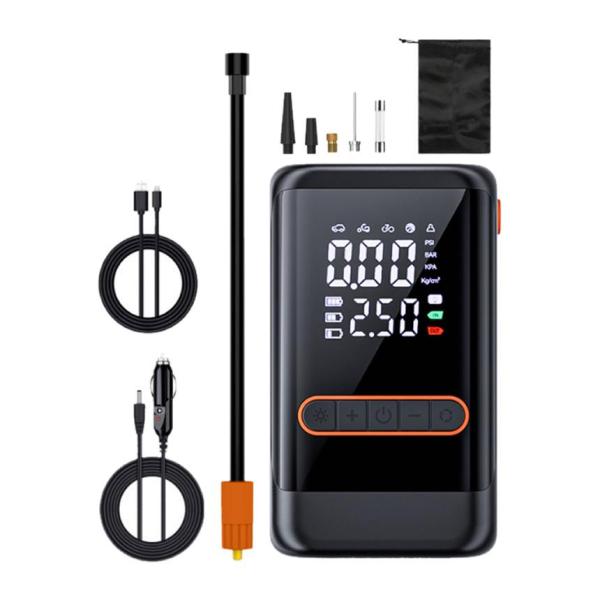 ●1800mAh大容量この電動自転車ポンプは1800mAhの大容量バッテリーを内蔵しType-Cポートと車用シガーケーブルが装備されています。●長時間稼働満充電時間約3〜4時間で満電状態で最大1.5本の車のタイヤに空気を入れることができます...