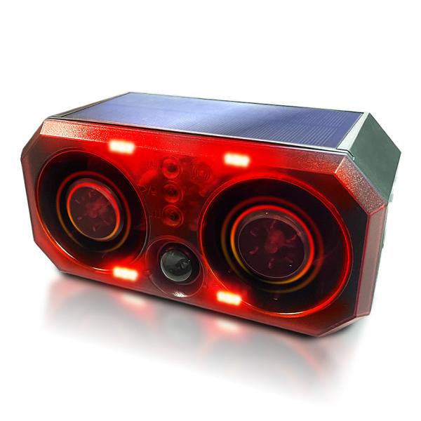 侵入者も害獣も寄せ付けない！近づくと即警報！最大129dbの大音量ソーラー式ハイパワー防犯アラームが登場！●侵入者・害獣を強力威嚇！ソーラー防犯アラーム●13種類のアラーム音を搭載●人感センサー搭載●広範囲人感センサー●4つのモード搭載●最...