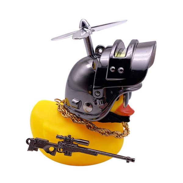 あひる元将軍 自転車 黄色 光る PUBGAHIRU光る！鳴く！かわいい！みんなに大人気な小さなカッコイイPUBGあひる元将軍！一緒に出掛けよう！バンド止めなのでいろんなところに装着可能チャイルドシートやベビーカー、自転車にもマッチ！ヘルメ...