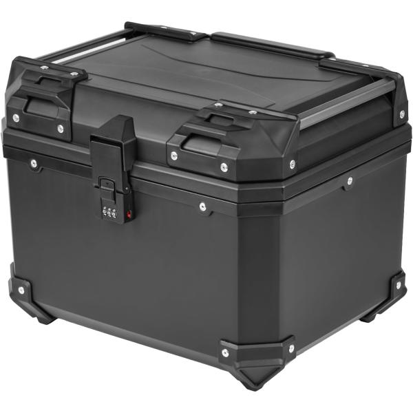 商品仕様重さ：3.9KG材質：ABS樹脂容量：45Lサイズ：34.5cm×42.5cm×32.5cmセット内容：本体×1取り付け工具×1式プロのこだわりカブに相応しい高品質ABS樹脂でもっと軽量にアルミとは違い、当商品は高品質なABS樹脂を...