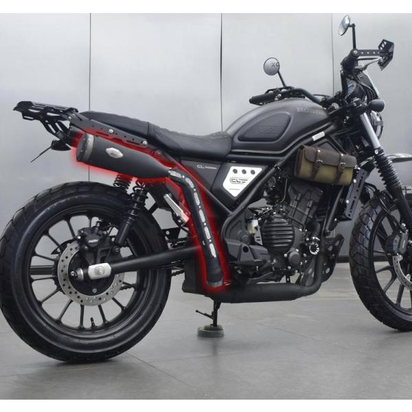 レブル250 レブル500用マフラー材質：アルミニウム製カラー：ブラック