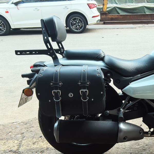 ※ハンドメイドのため微妙に左右対称でない部分がある場合があります。※バリエーション1~4リアキャリア付属しておりません、バリエーション11~12背もたれ付属しておりません。適合車種：カワサキ エリミネーター 400 SE※他の年式車種適用不...