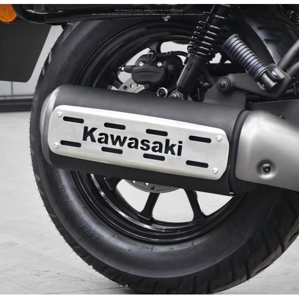 商品名マフラーカバーエリミネーターのカスタムにオススメの一品！転倒時にマフラーの傷を防ぐ商品です。適合車種カワサキ エリミネーター 400/SEご注意：説明書付きおりません商品内容本体×1、装着用ネジ×1式
