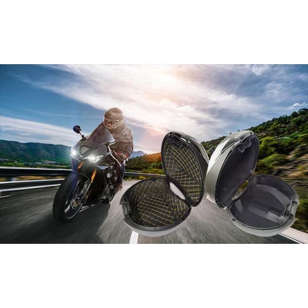 オートバイボックスットインナー 簡単装着、装着後ドレスアップ！【セット内容】：本体x上下セット※説明書は付属しておりません