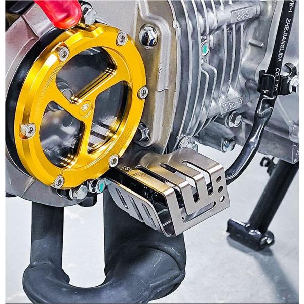 材質：304ステインレス材質カラー：ブラック　シルバー付属品：運転中に足からの擦り傷をガードバイクの雰囲気を壊さずセンサーを保護する適合車種ホンダ クロスカブ110※デザイン・仕様は予告なく変更されることがございます。予めご了承ください。※...