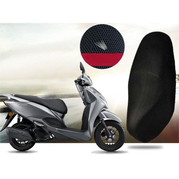 リード 125 シートカバー厚くて低反発で乗り手心地よい簡単装着、装着後ドレスアップ！【セット内容】： シートカバーx1セット※新型リード125車種も対応可能です。※説明書は付属しておりません