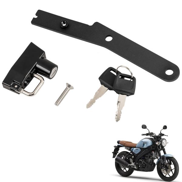 【適合車種】XSR125(24)、XSR155(20ー23)【盗難防止で安心駐車】ヘルメットの盗難リスクを軽減し、外出先でも安心して駐車できる便利なロック機構を搭載。【マルチフック仕様】ヘルメットだけでなく、バッグや軽い荷物もスマートに掛け...
