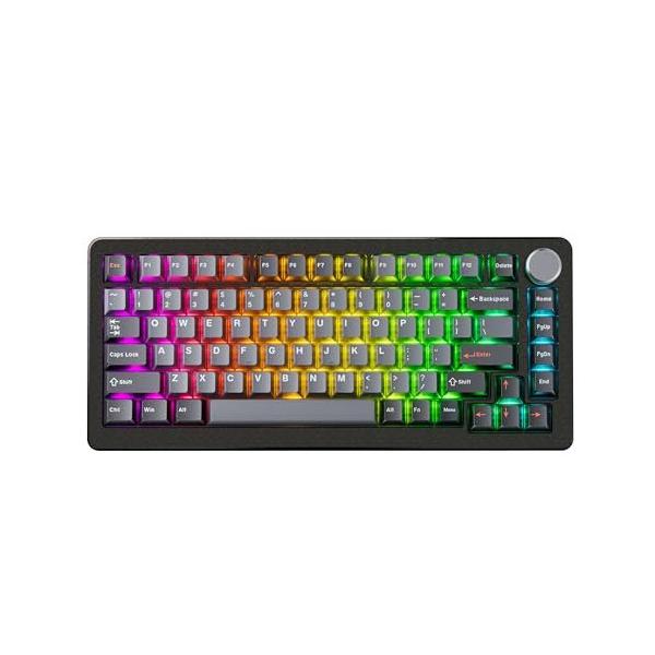 商品状態：全体的に良好な状態です。細かなスレや軽微な傷、汚れなどございますが、機能に問題ありません。付属品：本体、接続ケーブルが付属します。出品者画像にない付属品はございません。主な特徴：DrunkDeer A75 Proは、ラピッドトリガ...