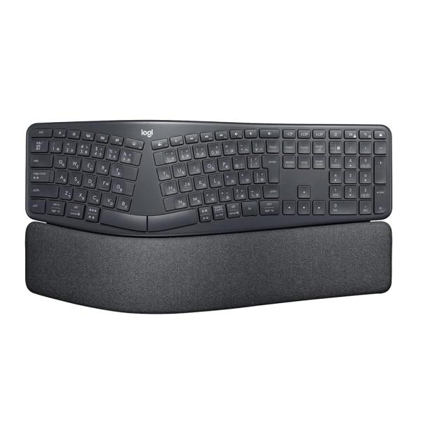ロジクール ERGO K860は、人間工学に基づいて設計されたエルゴノミックキーボードです。中央が分割されたスプリット構造と緩やかなカーブ形状により、自然なタイピング姿勢をサポートし、長時間作業による肩や手首への負担軽減が期待できます。キー...