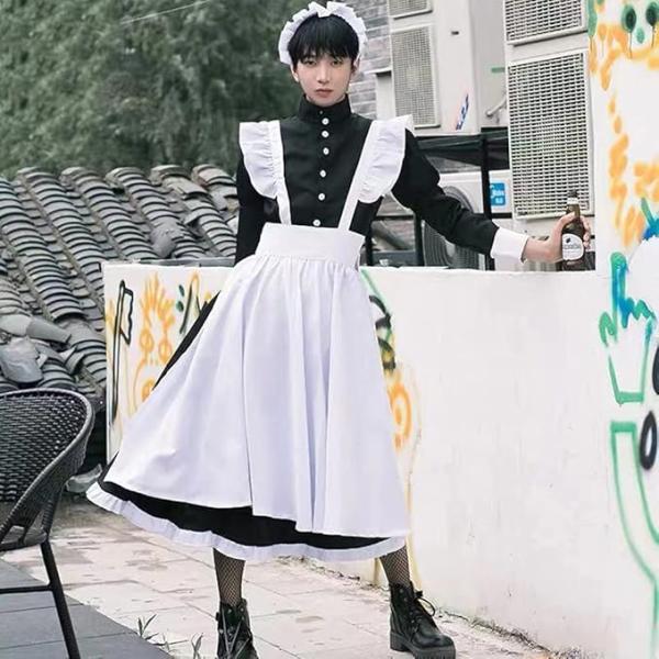 【発売日：2026年03月01日】【素材】ポリエステルカラー：ブラックカチューシャをつけ、王道の黒×白カラーで本格的で上品なメイドさんになりきり。露出控えめでエレガントな雰囲気なので、コスプレが初めての方も挑戦しやすい衣装です。ビクトリアン...