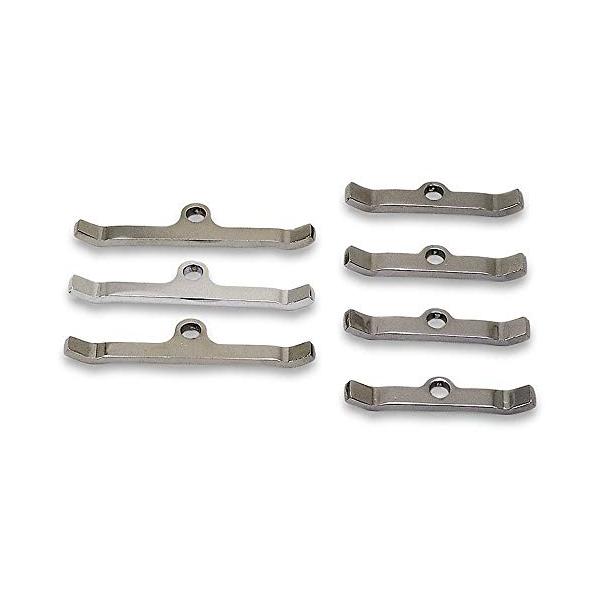 商品名: Moroso 68516 クロムバルブカバー ホールドダウンタブ 7個セット Moroso 68516 Valve Cover Hold Downs, Big Block Chevy, BBC in Chromeブランド: Mor...