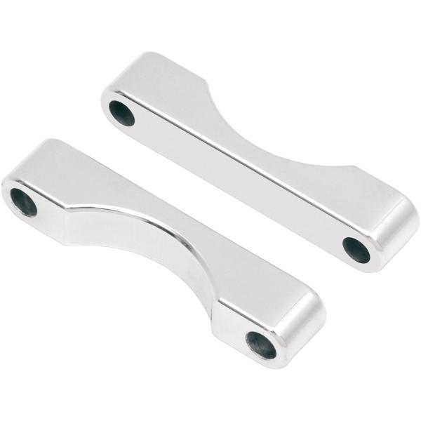 商品名: MOUNT FENDER 85-13FLT CHR Klock Werks WFB Benchmark Bagger Chrome Front Fender Blocks KW05010100Cブランド: KLOCK WERKS高...