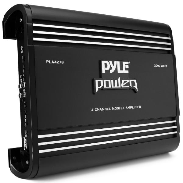 商品名: Pyle PLA4278 2000W 4チャンネルブリッジ可能Mosfetアンプ Pyle 2000W 4-Channel Car Stereo Amplifier - Bridgeable MOSFET Power - Bass...
