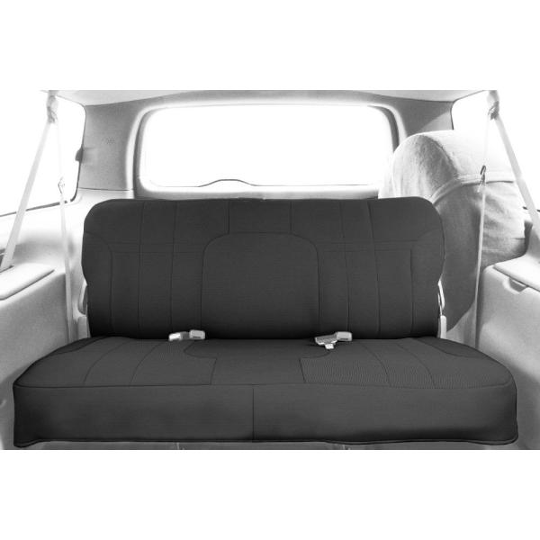 商品名:  Rear Solid Bench Seats, CalTrend EuroSport Seat Covers for 2004-2009 Chrysler Aspen|Dodge Durango Light Grey Light...